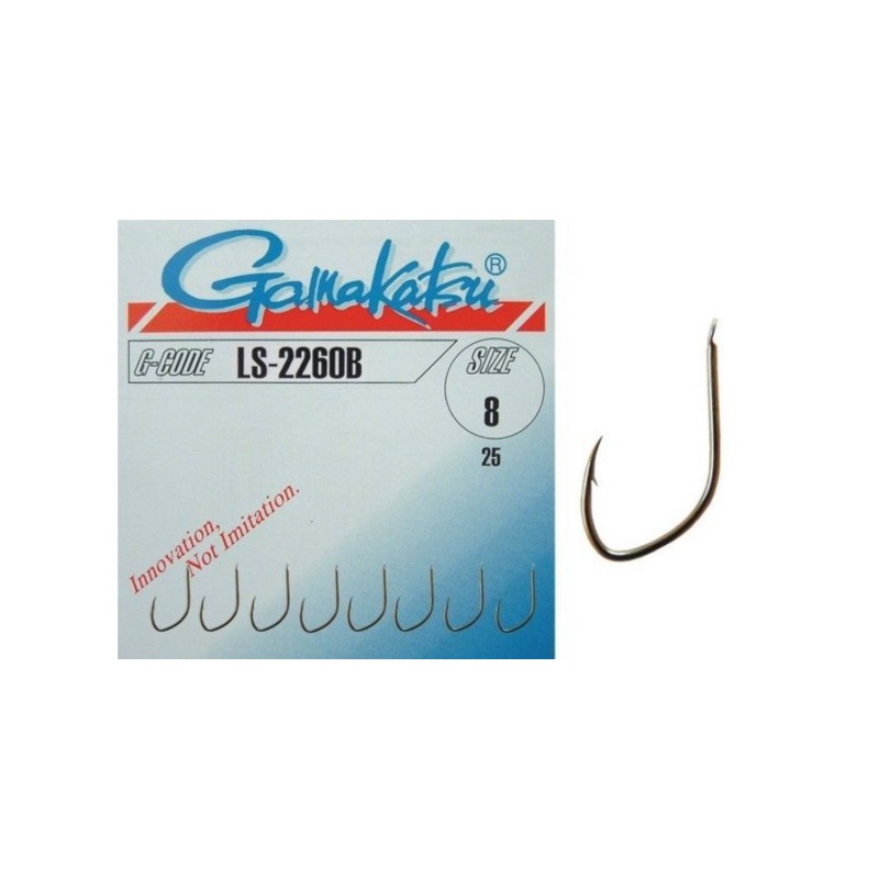Gamakatsu LS-2260 Barbed Hooks – Total Fishing