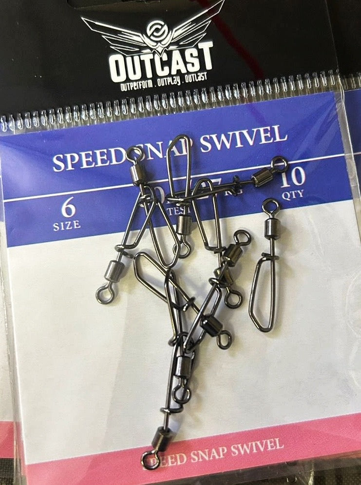 Outcast Speed Snap Swivel #6 – Total Fishing