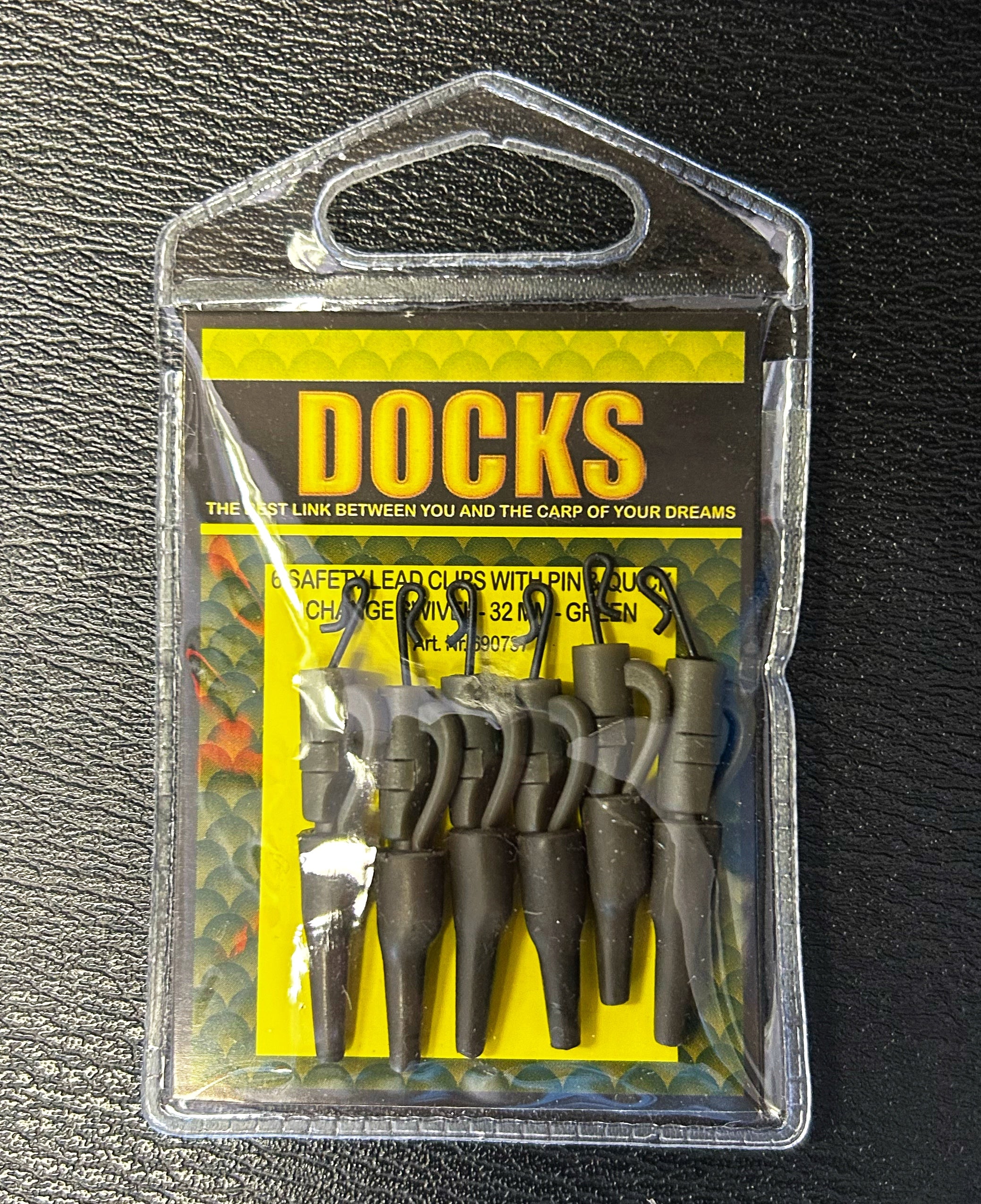 Docks Safety Leadclip + Pin - Q/Change Swivel – Total Fishing