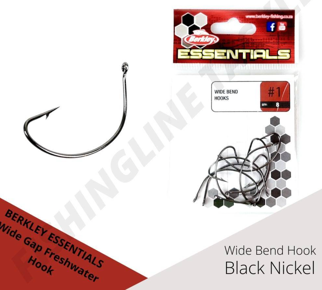 Berkley Wide Bend Freshwater Hook (VDMerwe) – Total Fishing